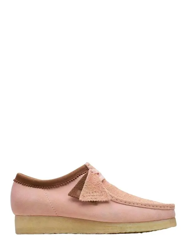Clarks Wallabee Derby Shoes - Pink