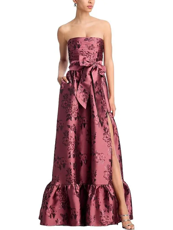V. CHAPMAN Regina Maxi Dress - Deco Rose Baroque Floral