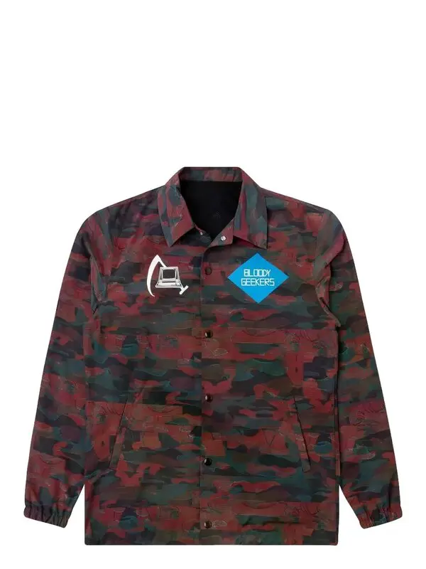 Undercover Bloody Geekers Camouflage-print Coach Jacket - Red