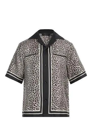 Amiri Shirt Size Silk - Black