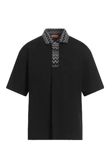 Missoni Polo Shirt Size Cotton - Black