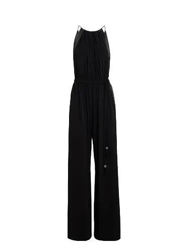 Max Mara Jumpsuit Viscose, Elastane, Silk - Black