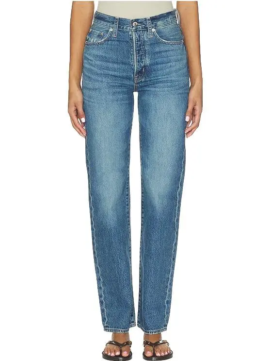 PISTOLA Cassie Super High Rise Straight Jeans - Legend