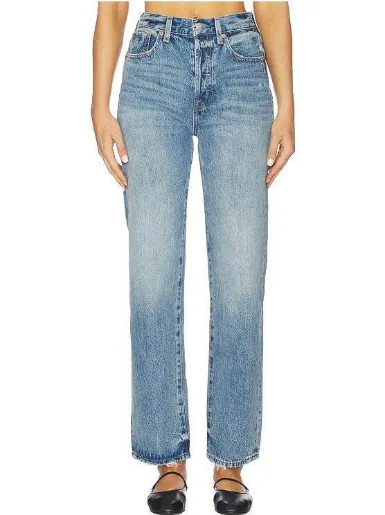 PISTOLA Cassie High Rise Straight Jeans - Serpentine Vintage