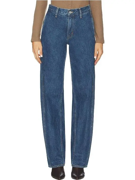 SLVRLAKE Cassie Chino Wide Leg Jeans - Forbidden Love
