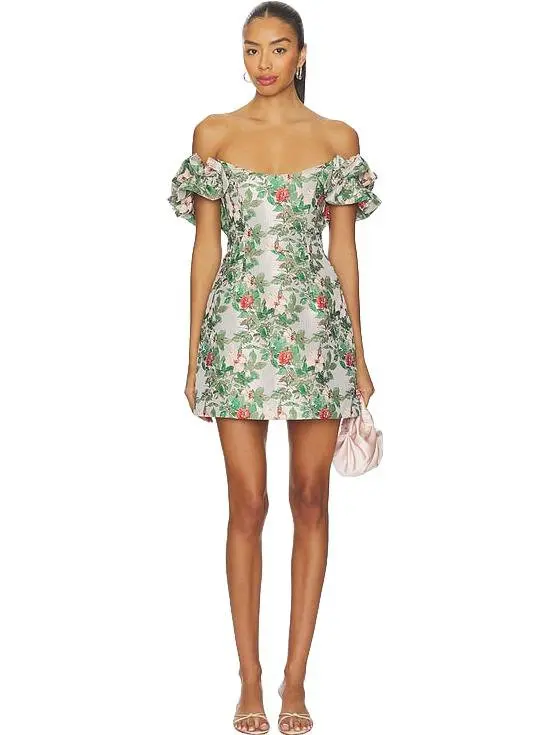Katie May Antheia Mini Dress - Garden Tapestry