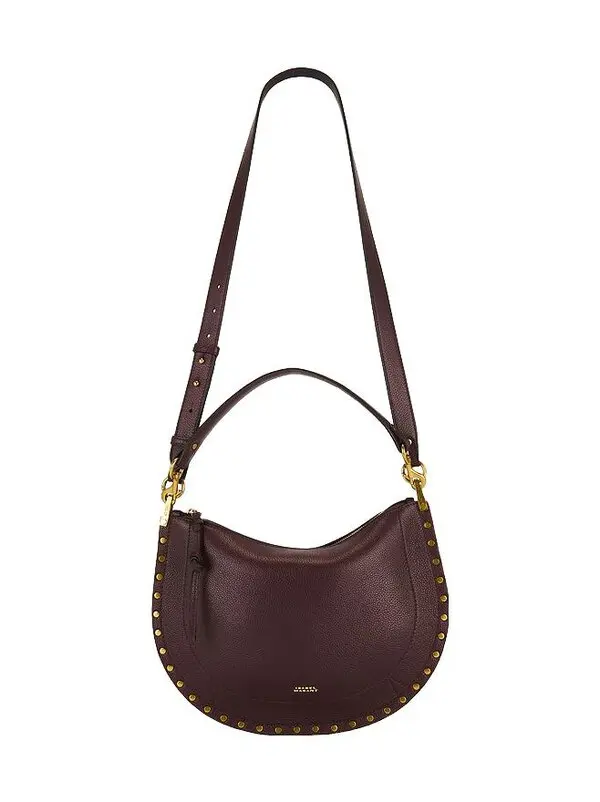 Isabel Marant Oskan Soft Zip Bag - Burgundy