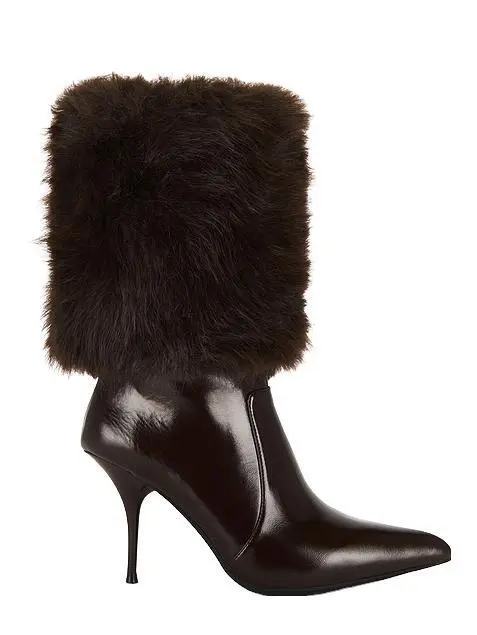 Jeffrey Campbell Hirsute Boots - Coffee