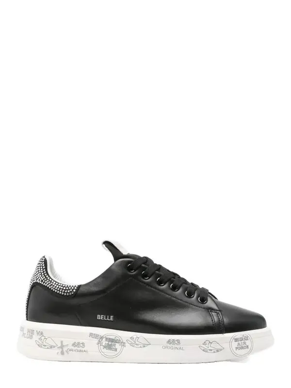 Premiata Belle Studded Sneakers - Black