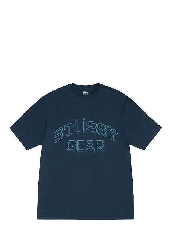 StÜssy Gear Tee Shirt - Navy Blue