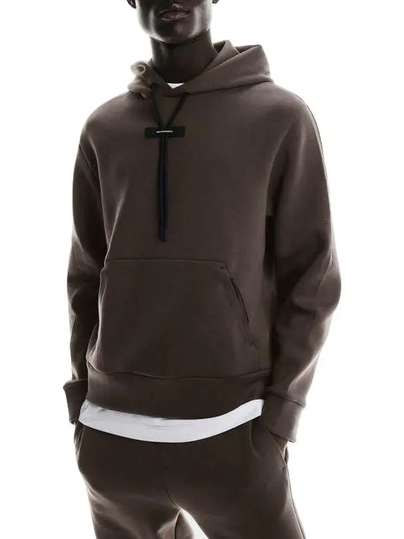On Focus Technical Hoodie - Pebble