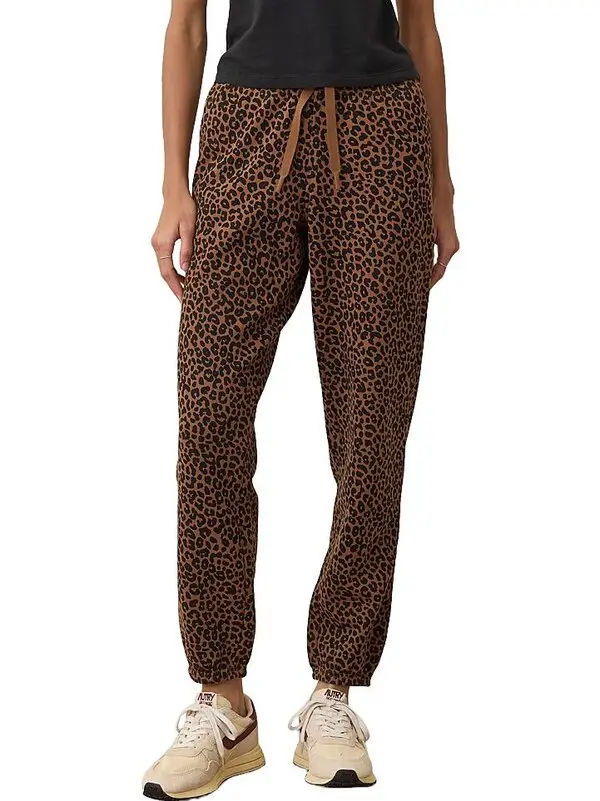 Marine Layer Cloud 9 Print Sweatpants - Leopard