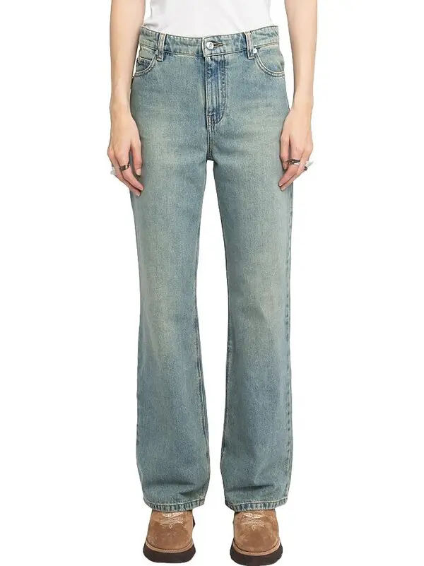 Zadig&Voltaire Evy Low Rise Bootcut Jeans - Light Blue