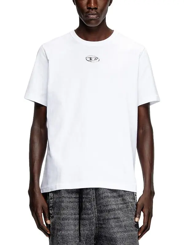 DIESEL® T-adjust-od Cotton Tee - White