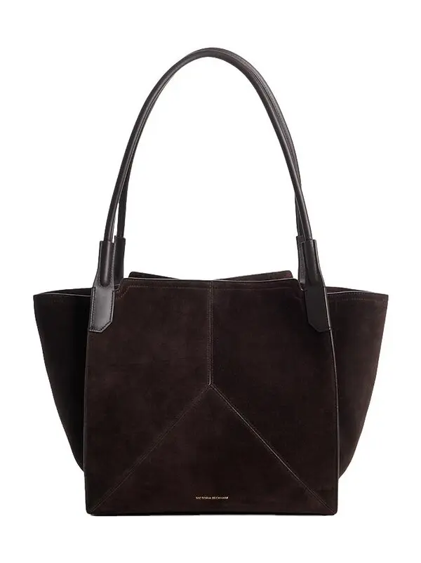 Victoria Beckham Soft Suede Tote - Coffee