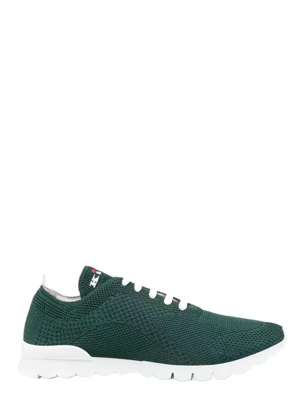 Kiton Logo-embroidered Sneakers - Green
