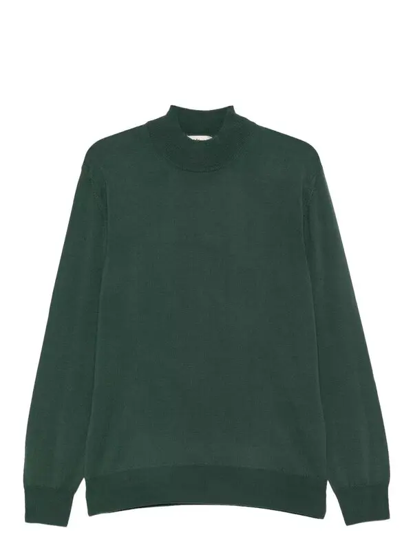 Altea High-neck Wool Sweater - Green