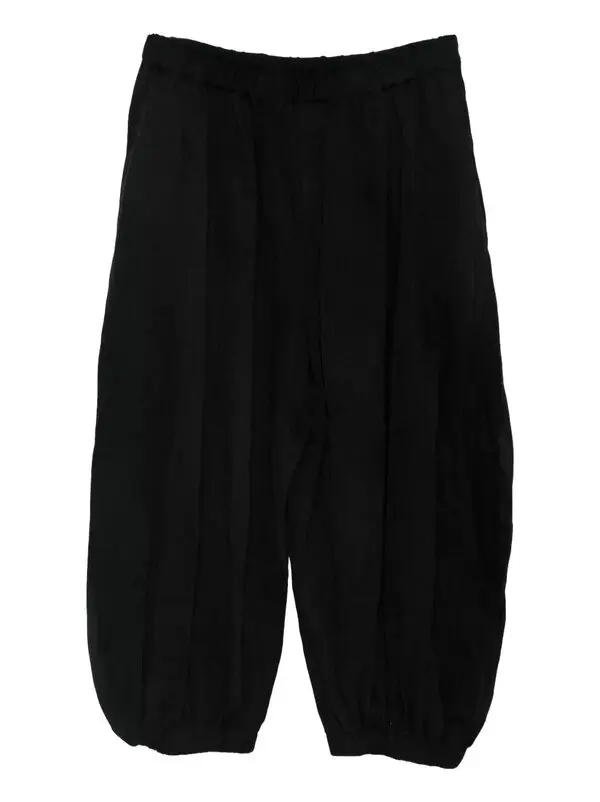 BLACK COMME DES GARÇONS Pleat-detail Trousers - Black