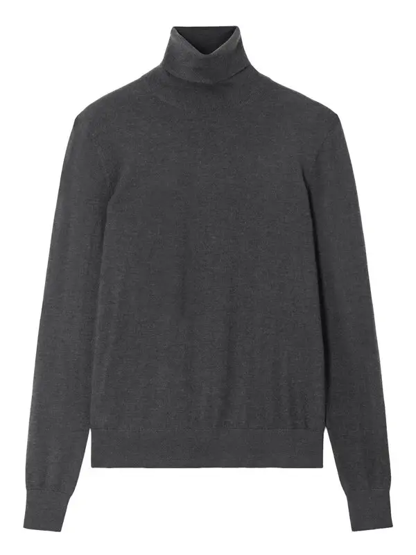 Ralph Lauren Cashmere Turtleneck Sweater - Gray
