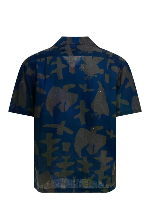 Kapital Abstract-print Shirt - Blue