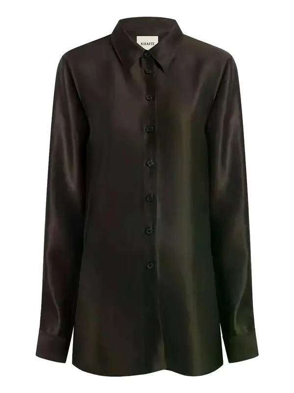 Khaite Auryn Shirt - Brown