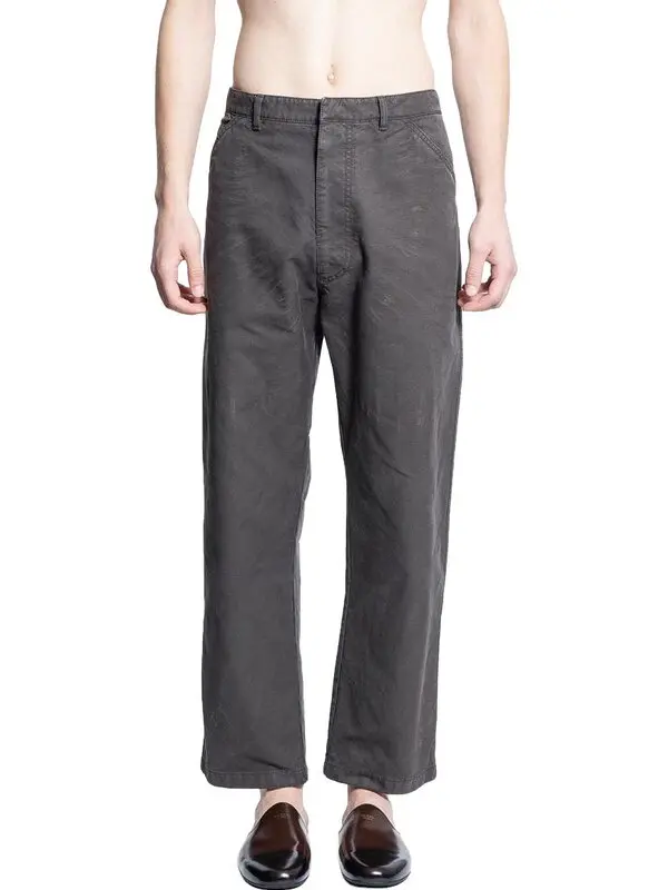 Prada Canvas Old Trousers - Brown
