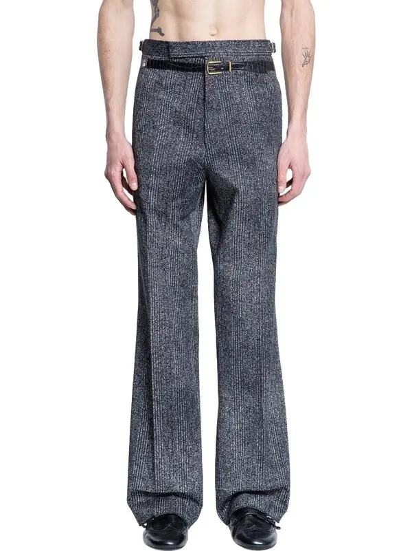 Prada Wide Leg Trousers - Grey