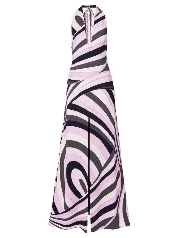 Emilio Pucci Iride Halterneck Gown - Pink
