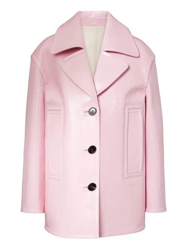 Gucci Patent Leather Jacket - Pink