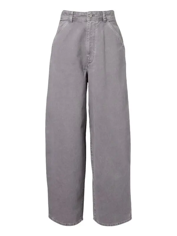 LEMAIRE High-rise Wide-leg Jeans - Grey