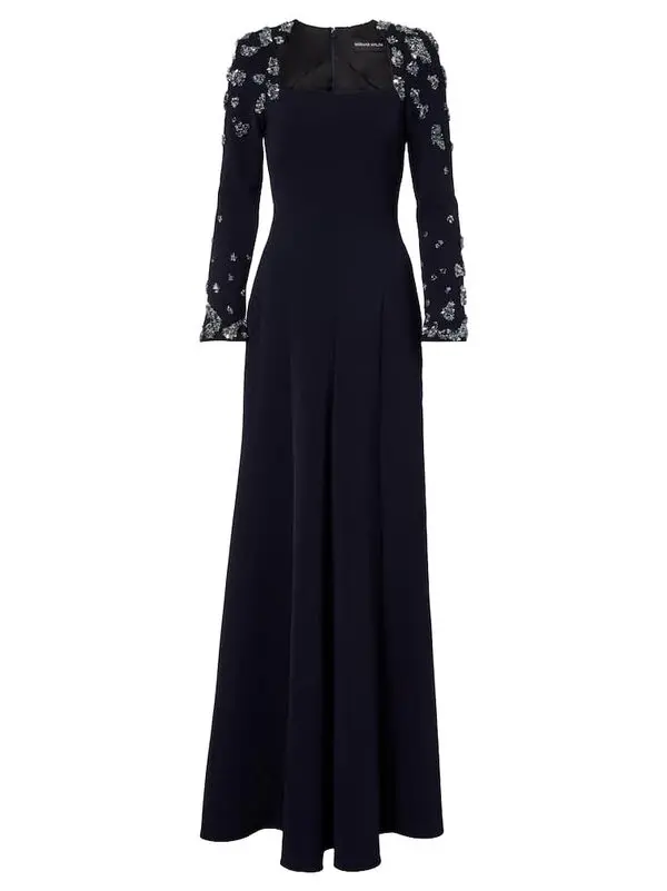 MARMAR HALIM Embellished Gown - Blue