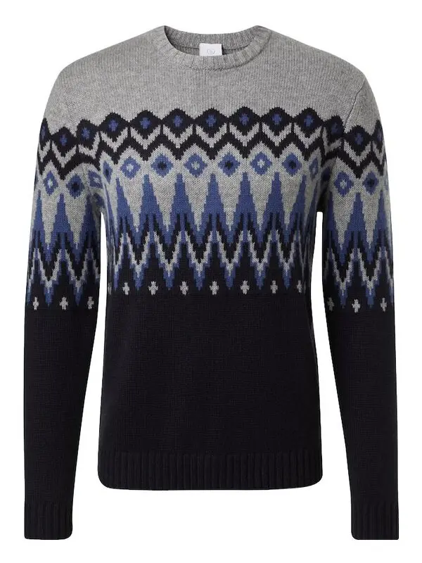 Bogner Ron Fair Isle Cashmere Sweater - Multicoloured