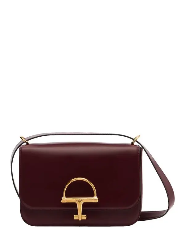 Gucci Siena Leather Crossbody Bag - Burgundy