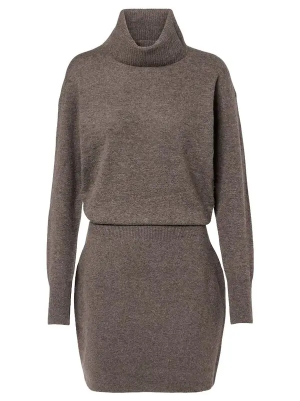 Veronica Beard Wool And Cashmere Sweater Dress - Brown