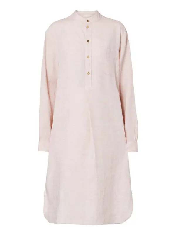 Loro Piana Catlin Linen Tunic - Pink