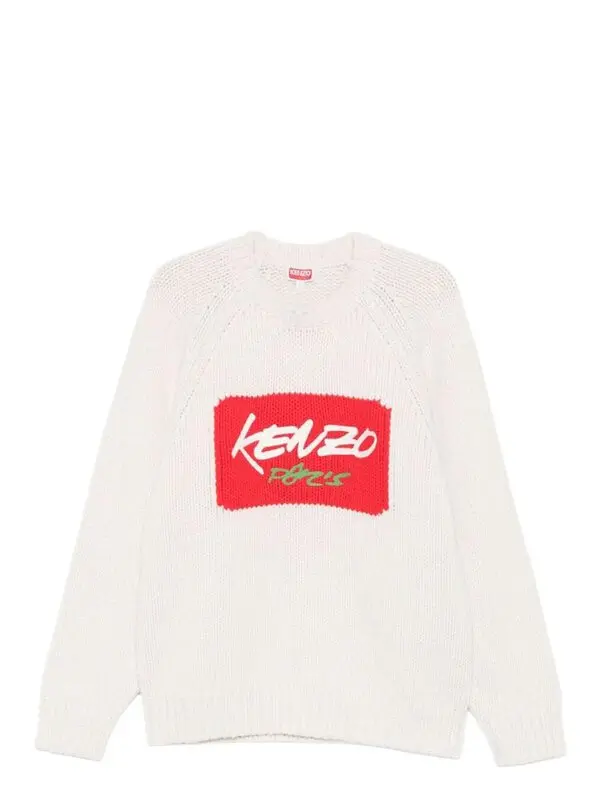 Kenzo X Futura 2000 Wool Jumper - White