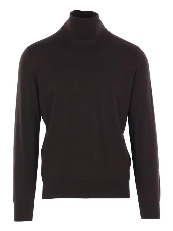 Zegna Turtleneck - Dark Brown United