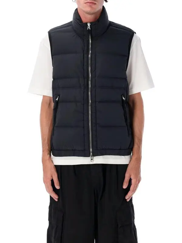 Stone Island Seamless Nylon Down Vest - Black
