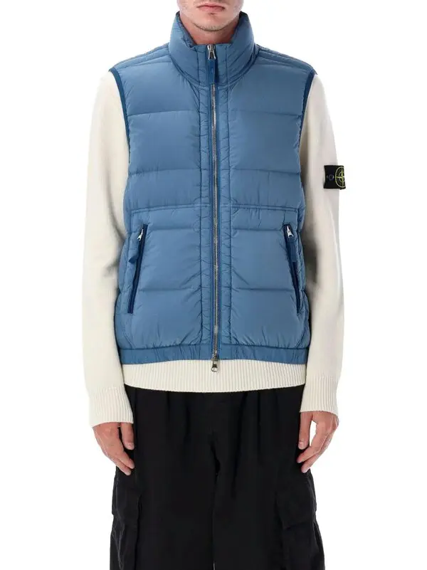 Stone Island Seamless Nylon Down Vest - Steel Blue