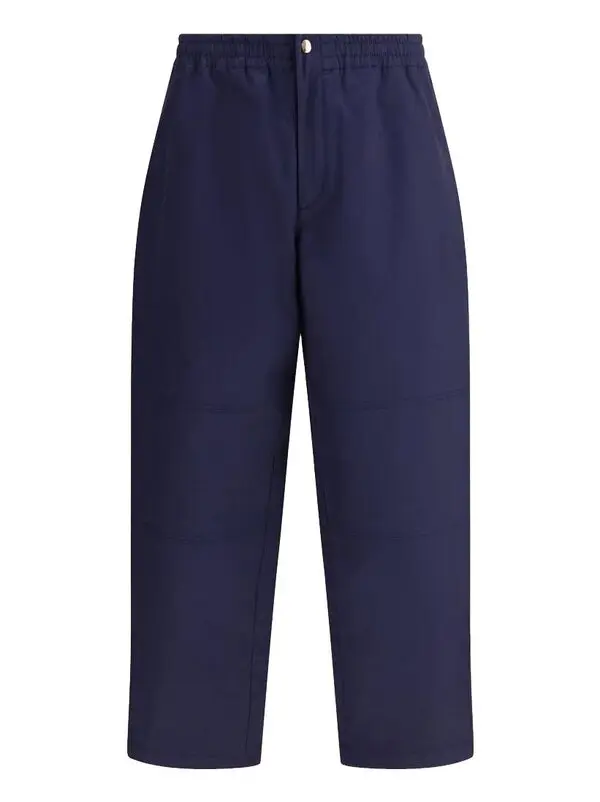 Moncler Cotton Gabardine Pants - Blue