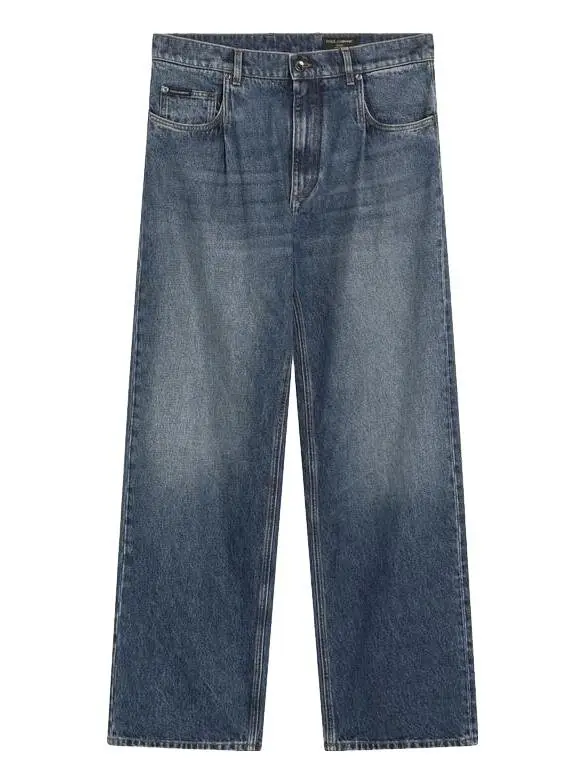Dolce & Gabbana Washed Over Jeans - Blue