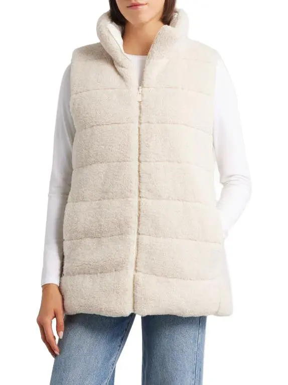SAVE THE DUCK Calis Reversible Puffer Vest - Shore Beige