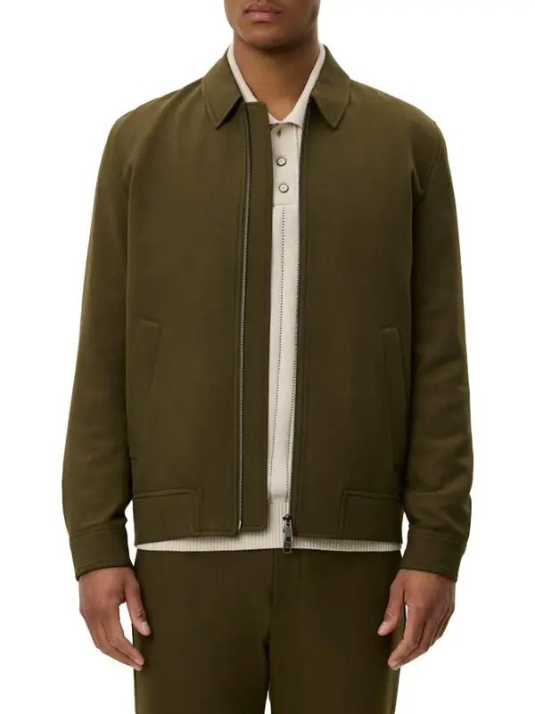 LES DEUX Como Coach's Jacket - Military Olive
