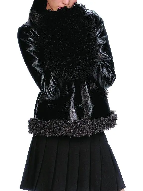 Anna Sui Faux Fur Muff - Black
