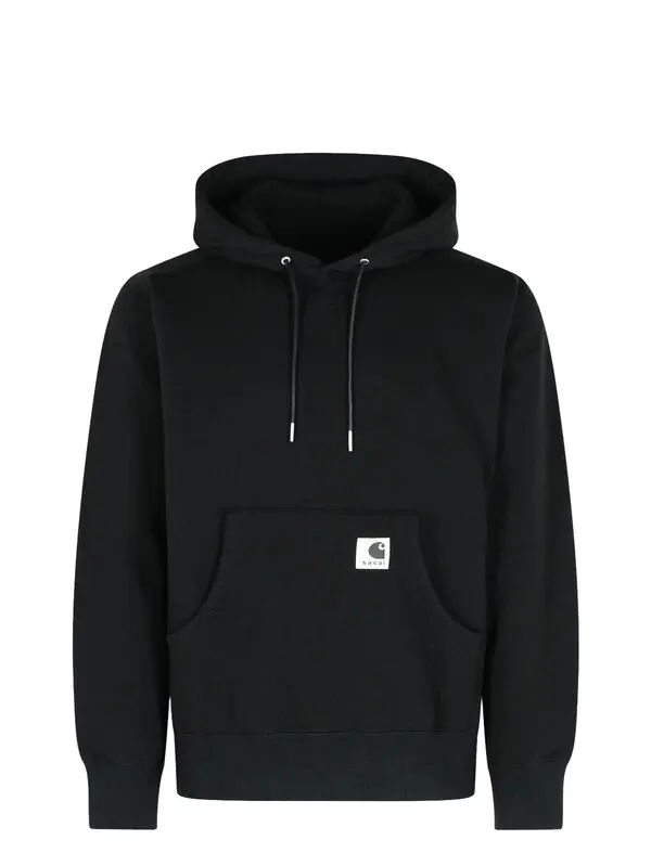 Sacai Charhartt Work Hoodie - Black