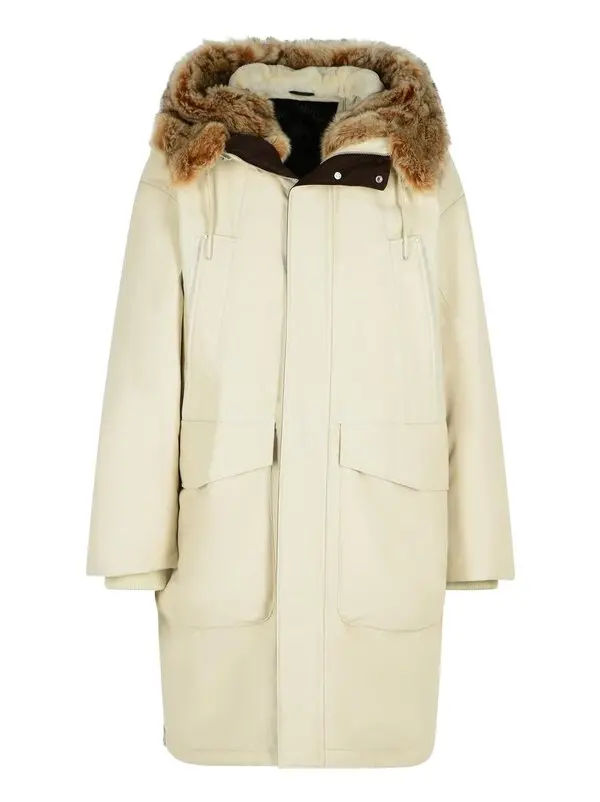 Moose Knuckles Dawson Cotton Blend Parka - Beige
