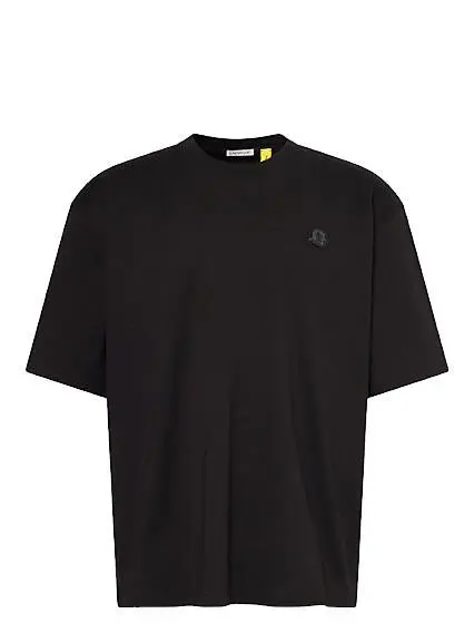 Moncler X A$ap Rocky Brand-plaque Cotton-jersey T-shirt - Black