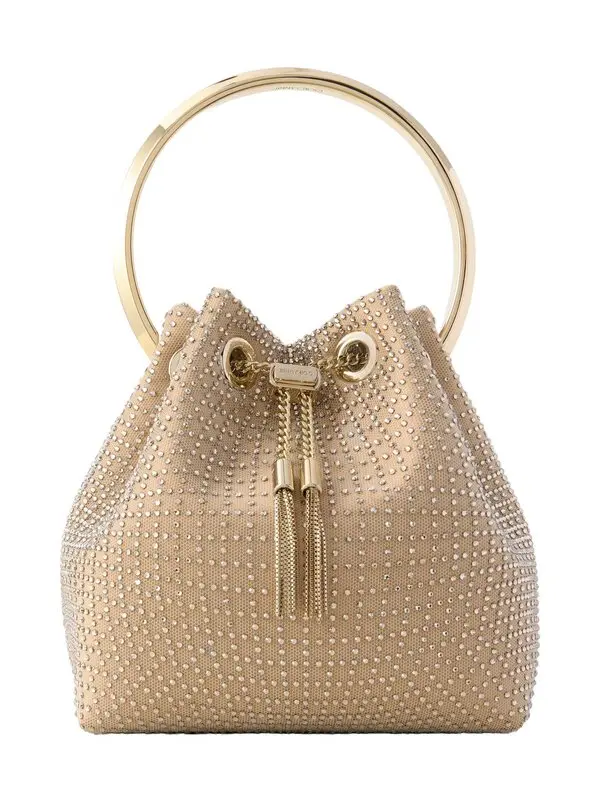 JIMMY CHOO Bon Bon Bucket Bag - Gold