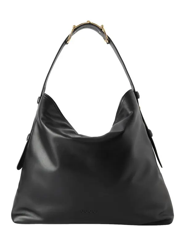 Gucci Beatrix Embellished Leather Tote Bag - Black