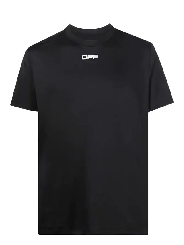 Off-White Logoband Short-sleeve Sport Tee - Black